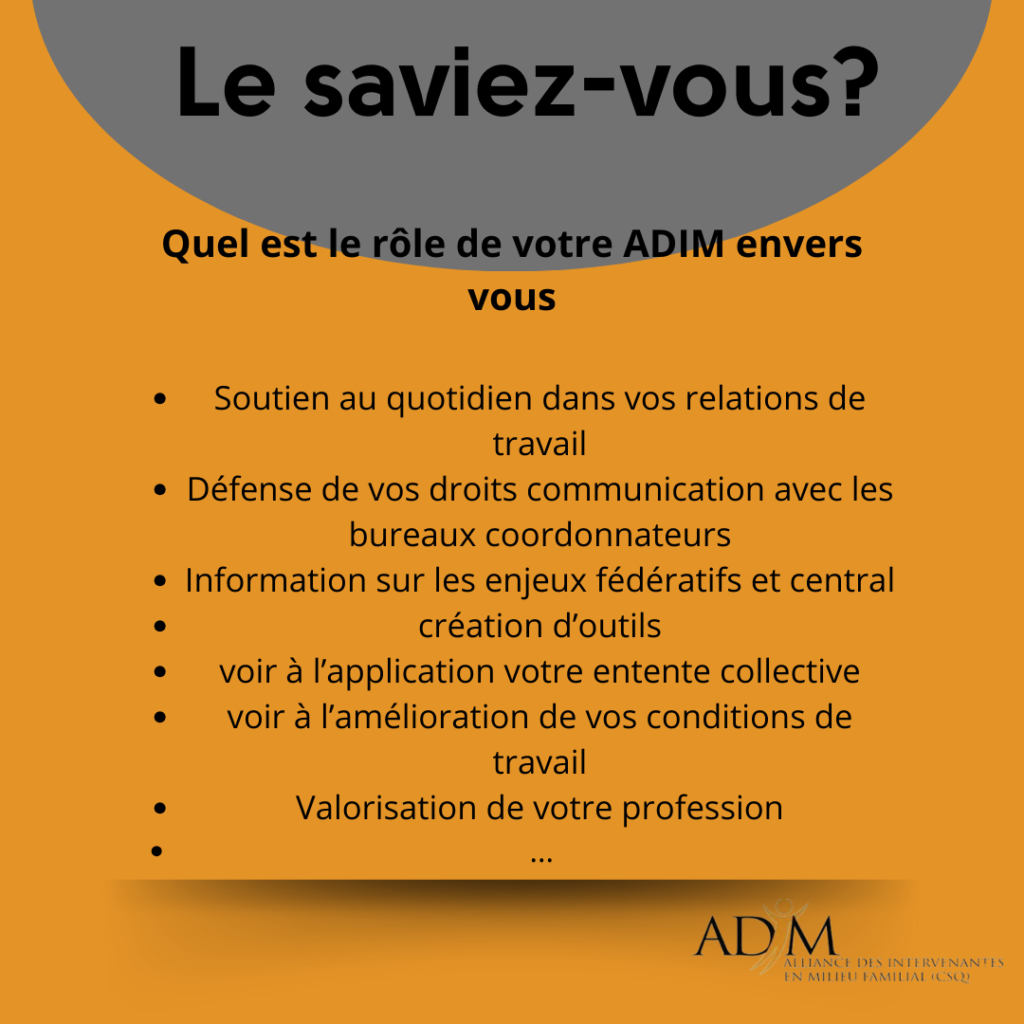 La saviez-vous? | ADIM – Bas-St-Laurent-Gaspîles